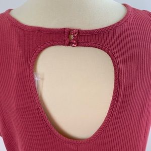 Pink Rose | Dresses | Nwt Pink Rose Ribbed Maxi Dress With Side Slits L ...